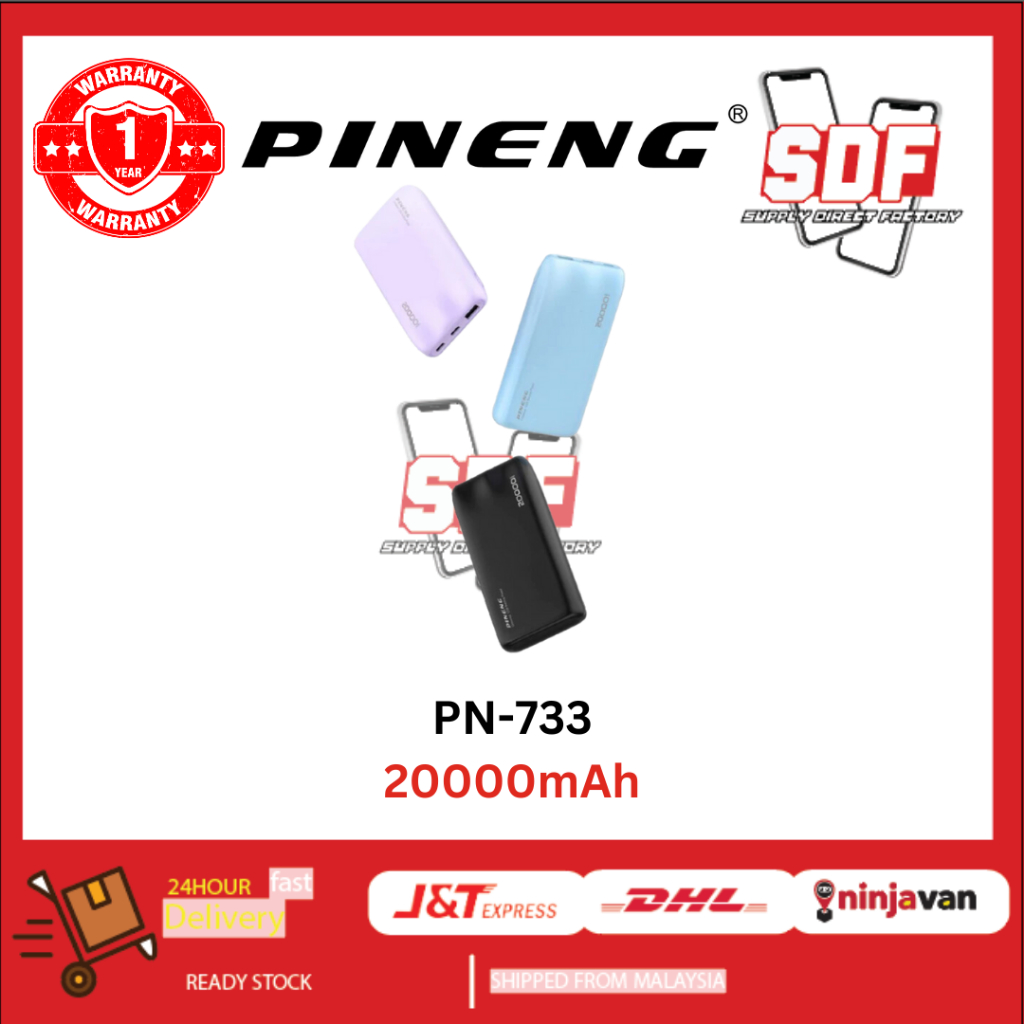 Pineng PN-733 Powerbank (20000mAh) | Shopee Malaysia