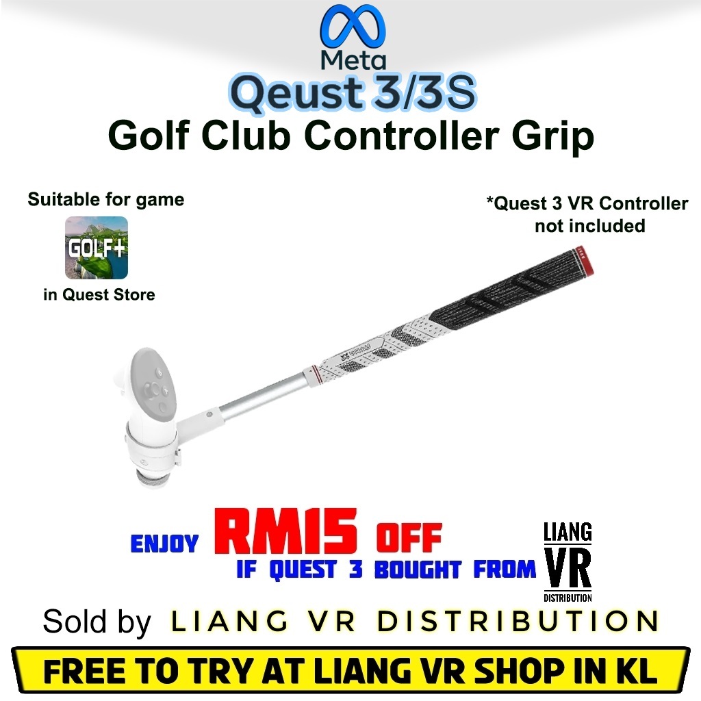 AMVR Golf Club Controller Grip for Meta Quest 3/3S | Shopee Malaysia