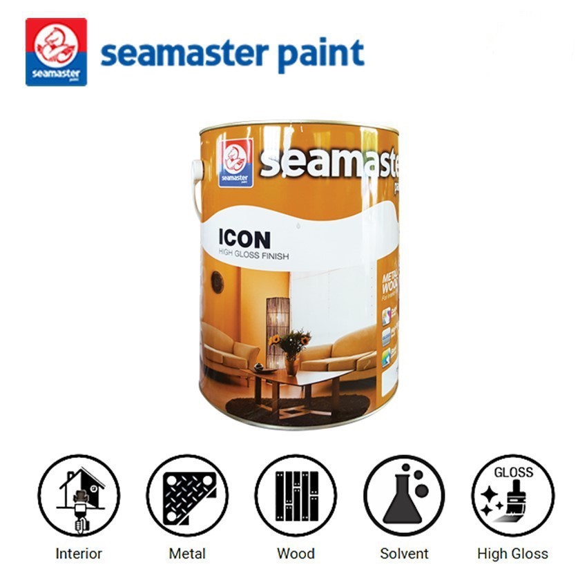 Seamaster Paint Logo Seamaster Icon High Gloss Finish Paint ( Metal