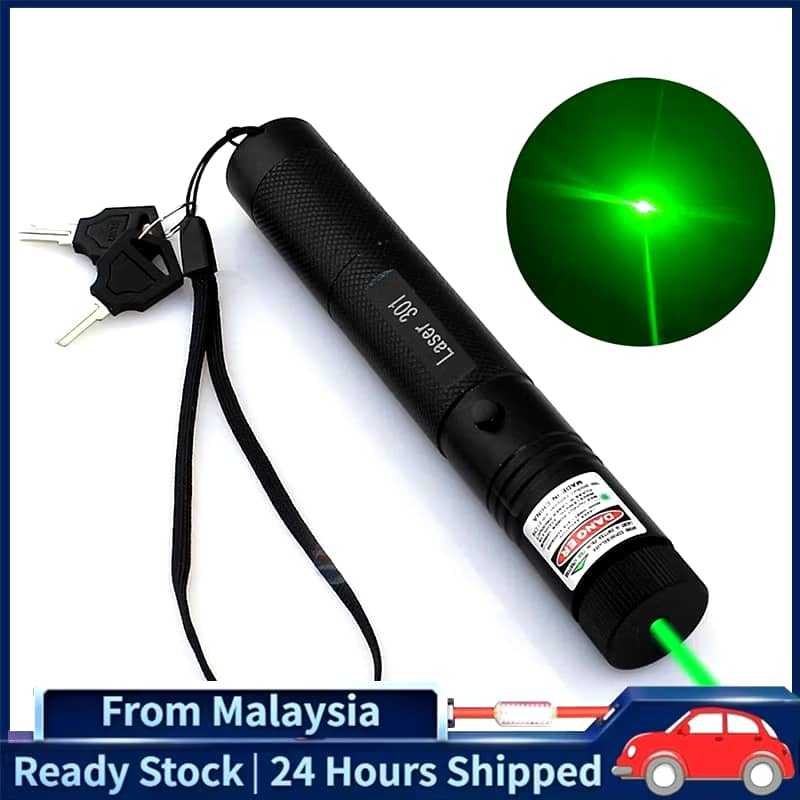 GREEN LASER POINTERS 530nm 1000m HIGH POWER LASER LIGHT | Shopee Malaysia