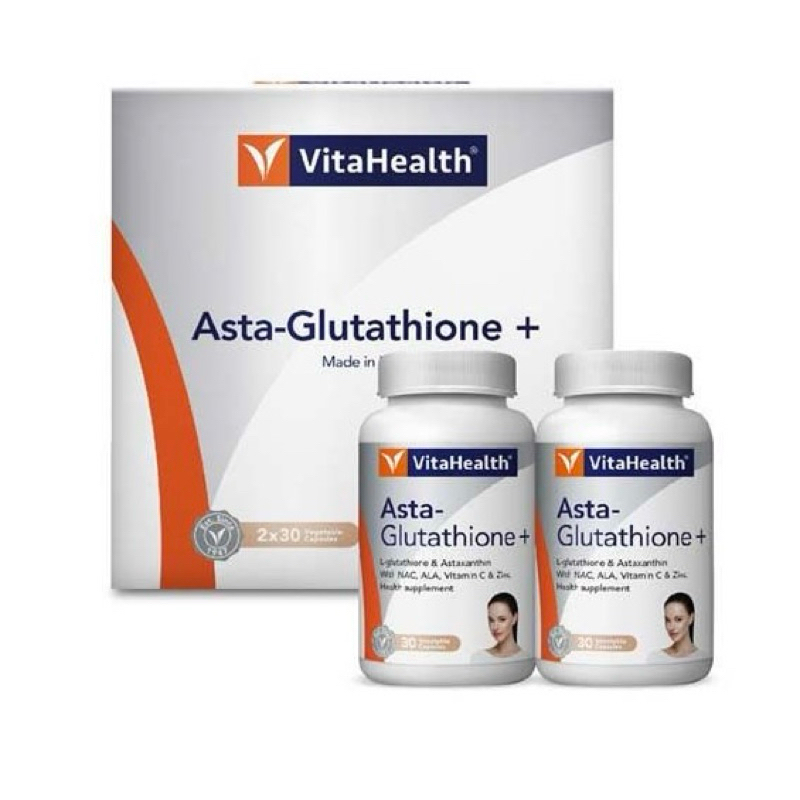 VitaHealth Asta-Glutathione Plus (30 Capsules x 2) | Shopee Malaysia