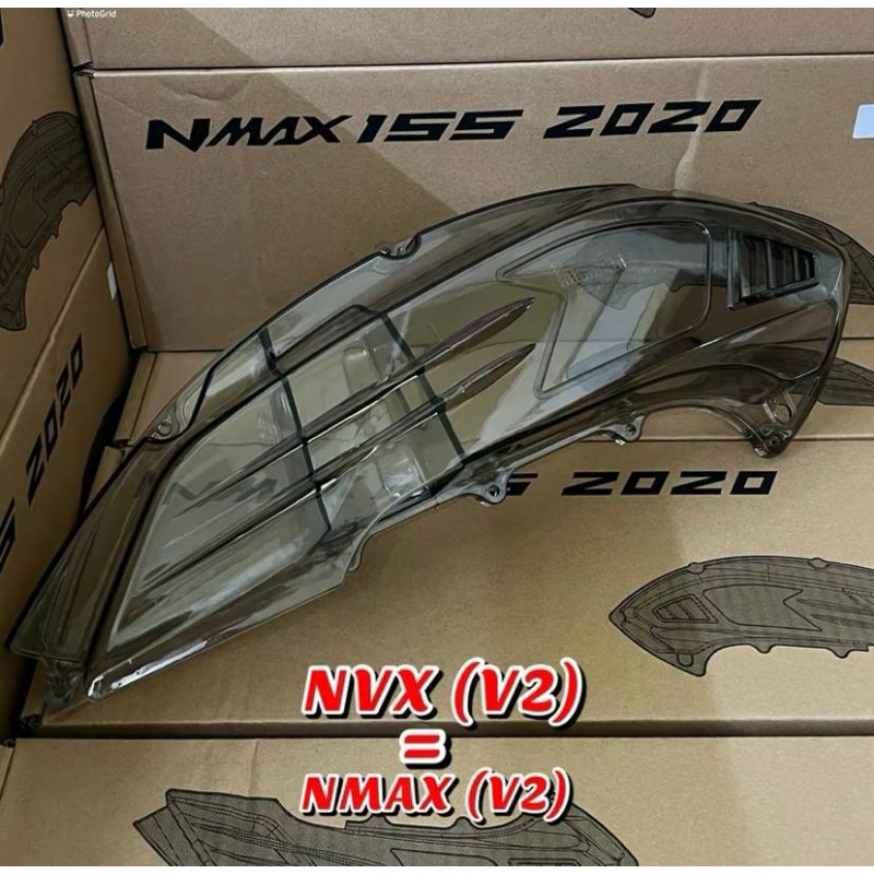 TRANSPARENT YAMAHA NVX V2 NMAX V2 AIR FILTER COVER SMOKE CLEAR CARBON ...