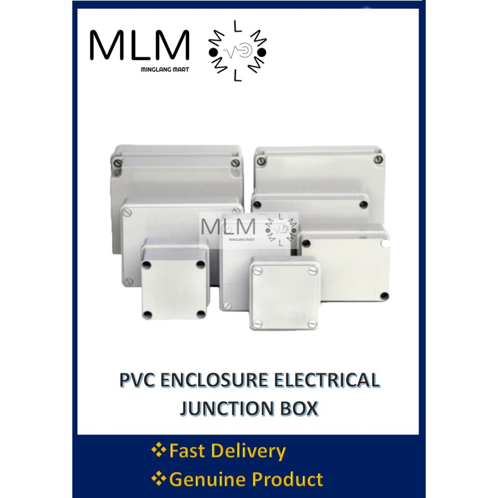 PVC ENCLOSURE ELECTRICAL JUNCTION BOX | Shopee Malaysia