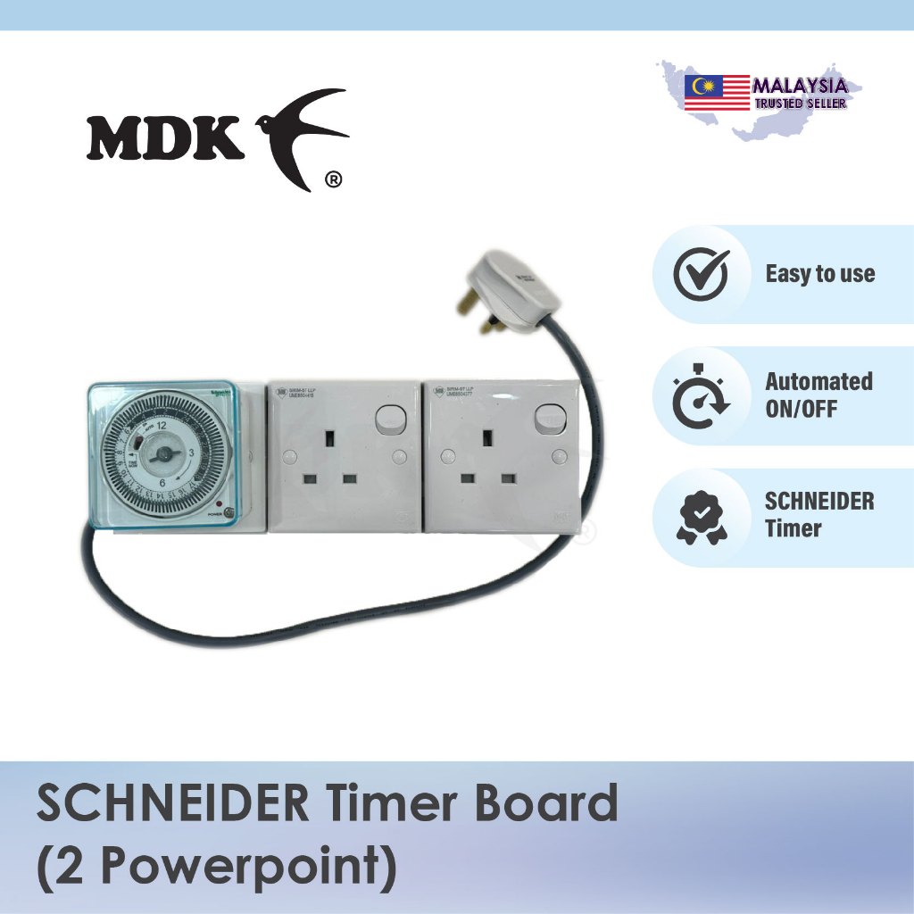 SCHNEIDER Timer Board with Socket Outlet for Swiftlet Farming Amplifier ...