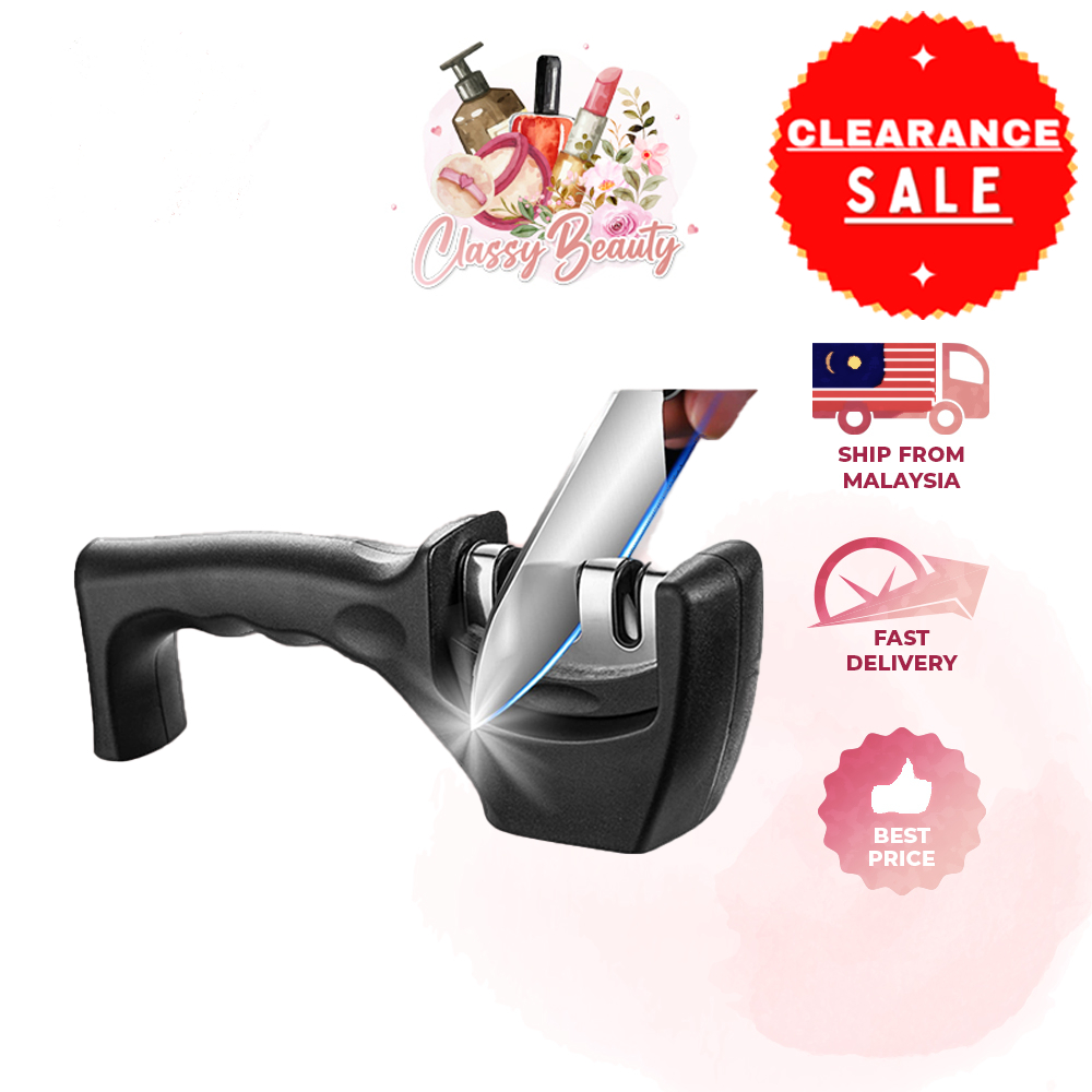CLEAR STOCK Knife sharpener Fixed-Angle Grindstone Three-stage ...