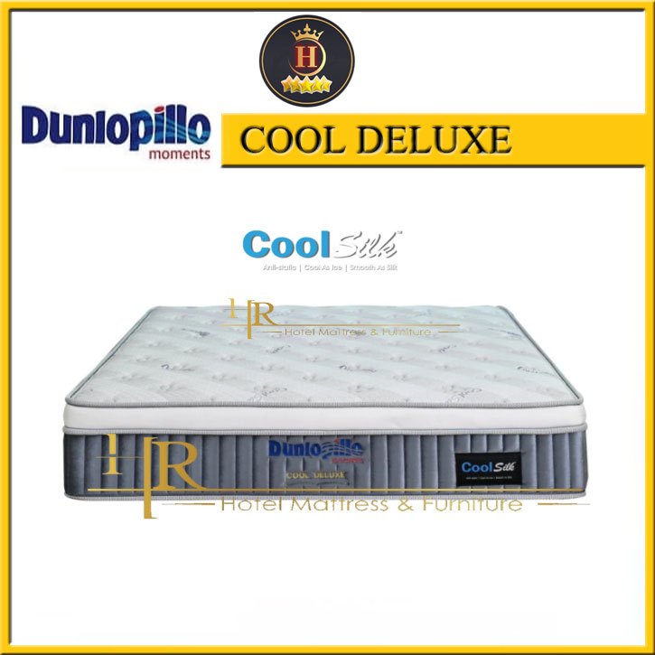 [BUY 1 FREE 1] Dunlopillo CoolSilk Cool Deluxe HR Home Delivery Malaysia | Shopee Malaysia