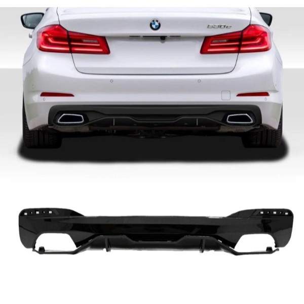 BMW G30 5 series rear diffuser kit bumper lip M sport MP M5 520i 530i ...