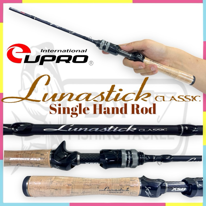 2024 EUPRO LUNASTICK CLASSIC SINGLE HAND ROD SPINNING BAITCASTING TANTO ...