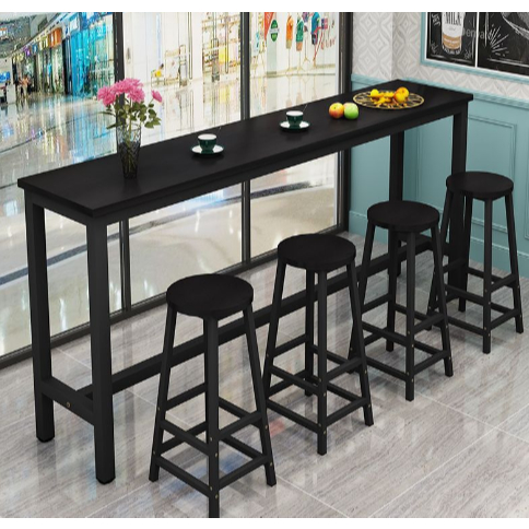 Meja Bar table Set makan Stool High chair Kerusi tinggi Modern stylish ...