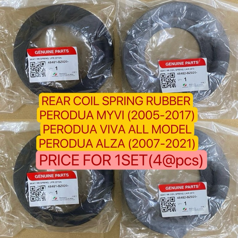 ORIGINAL PERODUA MYVI (2005-2017) VIVA ALZA REAR COIL SPRING RUBBER ...