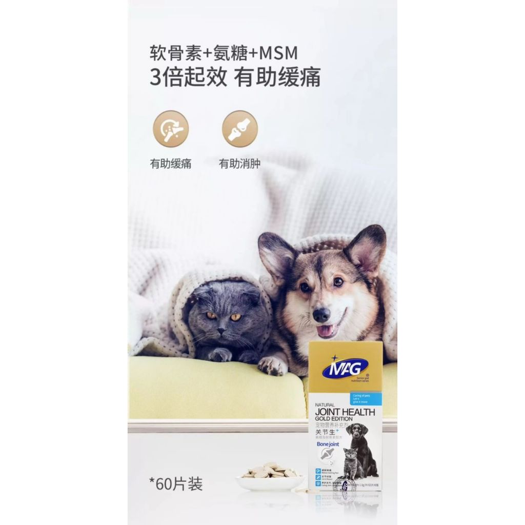 MAG Joint Health Gold Edition Dog/Cat (1g x 60 Pcs) | Shopee Malaysia