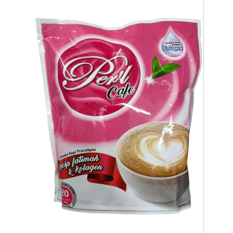 Perl Cafe Kacip Fatimah & Kolagen (20sx20g) | Shopee Malaysia