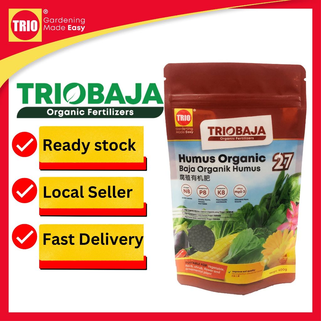 TRIObaja Humus Organic Fertilizer (with Humid Acid)/ Triobaja Humus ...