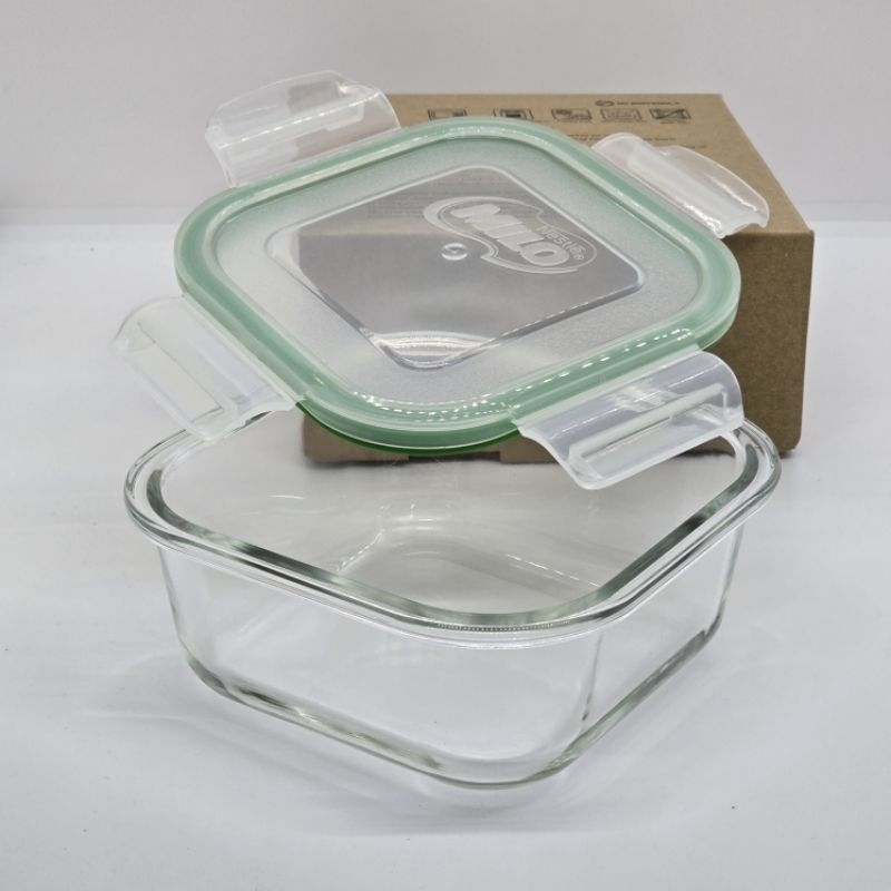 MILO GLASS CONTAINER 500ML AIRTIGHT MICROWAVE AND OVEN SAFE KACA KEDAP ...