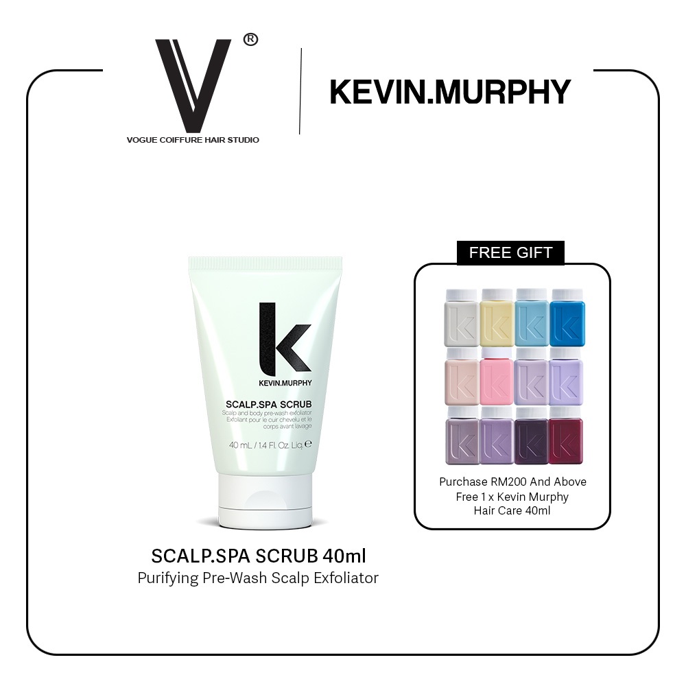 Kevin Murphy Scalp SPA Scrub 40ml ( Purifying Pre-Wash Scalp Exfoliator ...