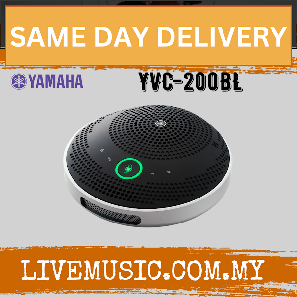 Yamaha YVC-200 Portable USB Speakerphone - Black / White ( YVC200 / YVC 200 ) | Shopee Malaysia