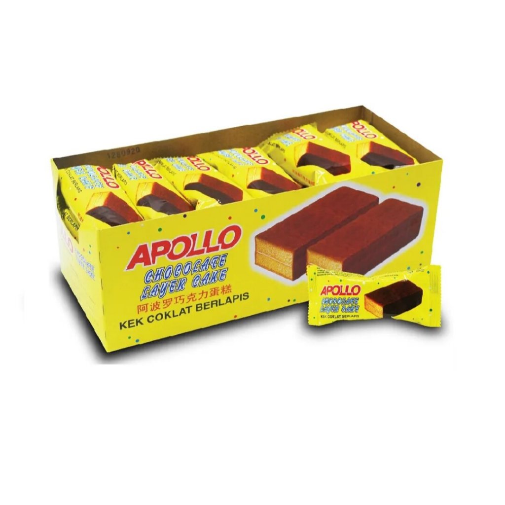 Apollo Chocolate Layer Cake 24x18gm | Shopee Malaysia
