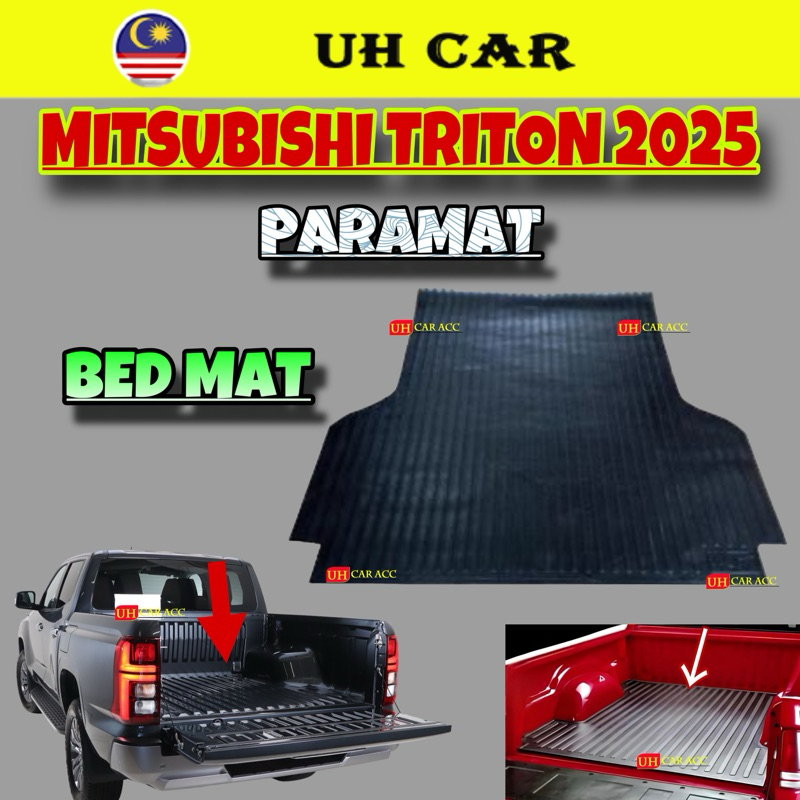 (PARAMAT) Mitsubishi Triton 2024 2025 Bed Mat Paramat Cargo Carpet Coil Mat | Shopee Malaysia