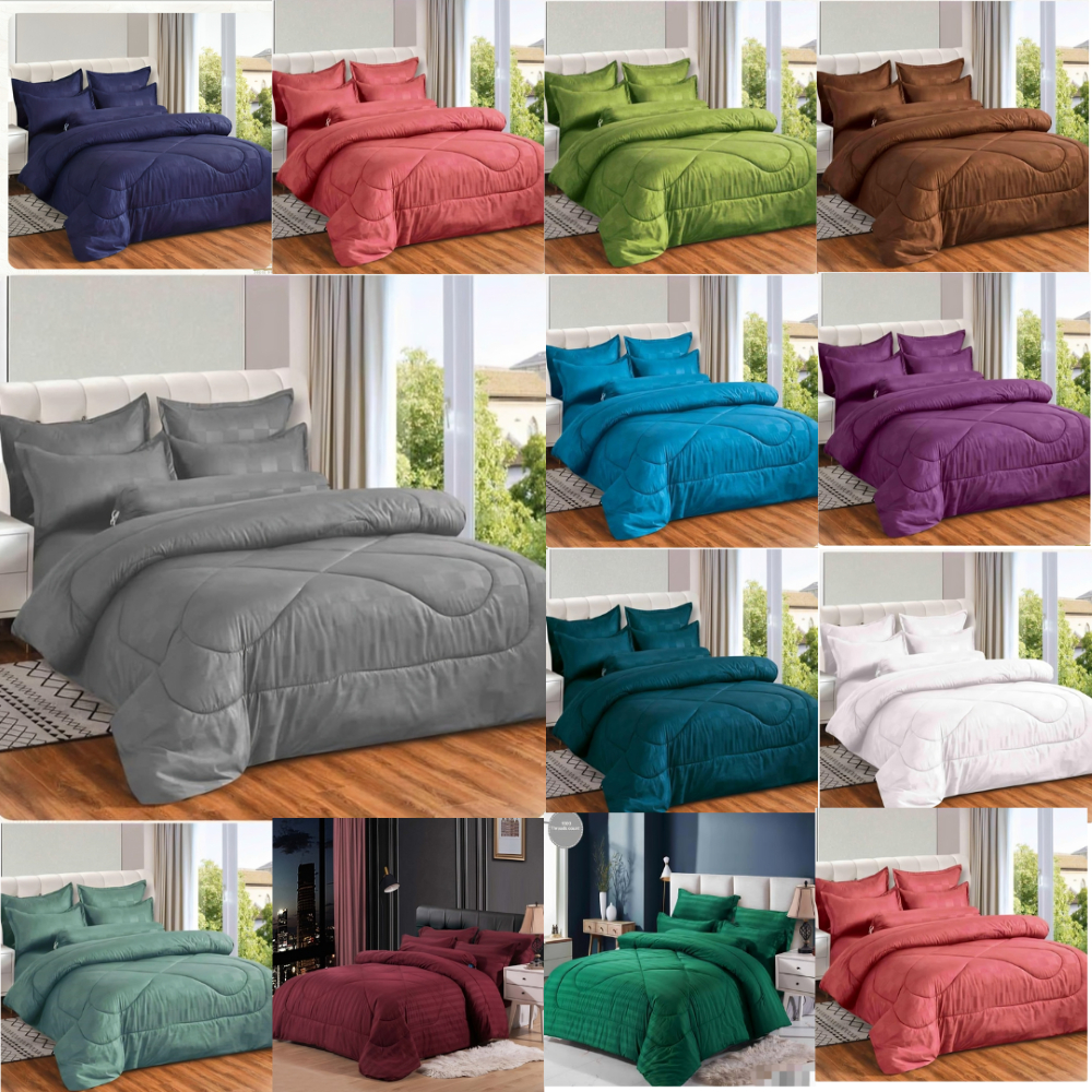 Set 7IN1TOTO Cadar Hotel Style + COMFORTER (𝟕+𝟏) QUEEN Size READY STOCK ...