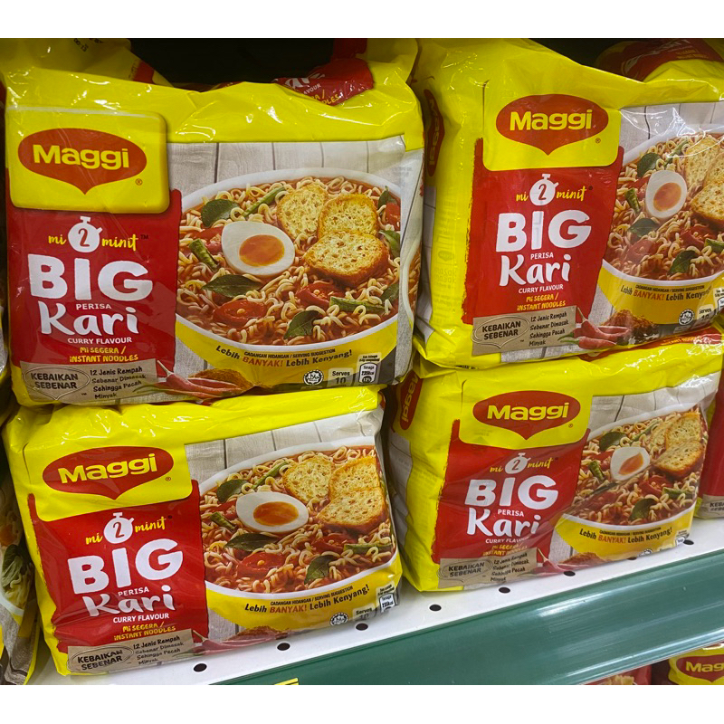 MAGGI BIG KARI INSTANT NOODLES MEGI KARI MI SEGERA | Shopee Malaysia