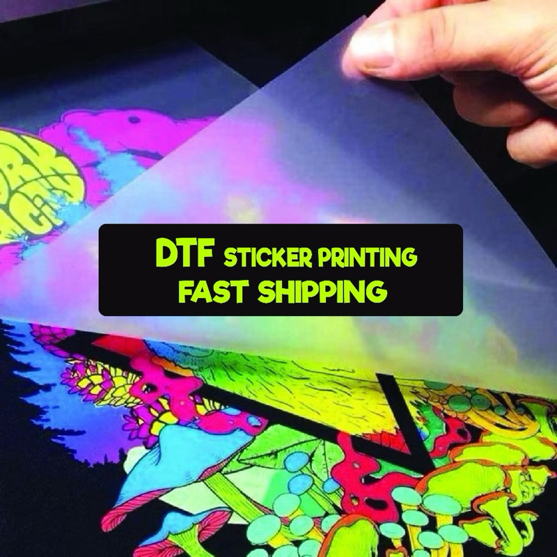 DTF PRINTING HEAT TRANSFER STICKER A3, A3+, A2, 1 METER | Shopee Malaysia
