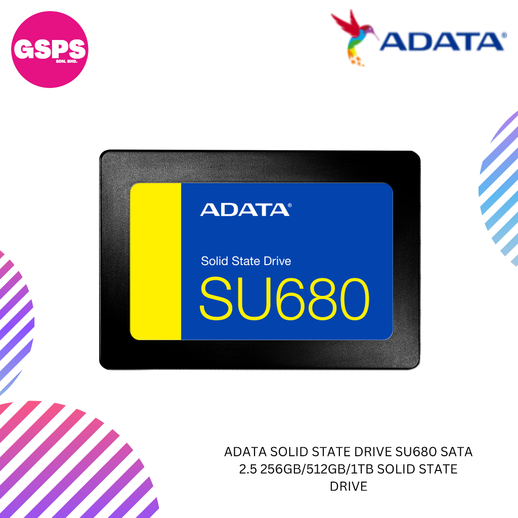 ADATA Solid State Drive SU680 SATA 2.5 256GB/512GB/1TB Solid State ...