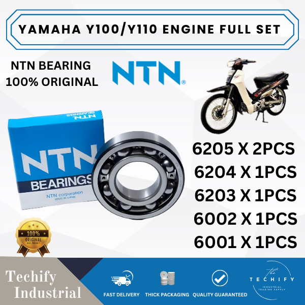 NTN YAMAHA Y100 / Y110 ( 6pcs/Set ) 100% ORIGINAL Motorcycle Engine ...
