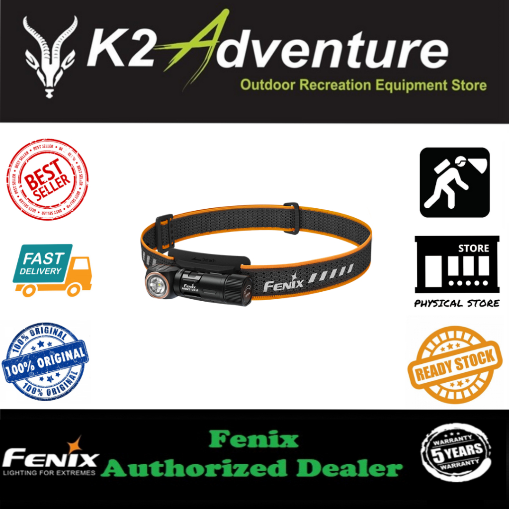 Fenix HM23 V2.0 Luminus SST20 LED AA-Powered 300L Headlamp (100% ...