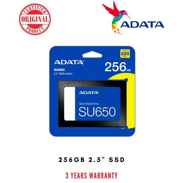 ADATA ULTIMATE SU650 2.5" SATA 6GB/S INTERNAL SSD SOLID STATE DRIVE ...
