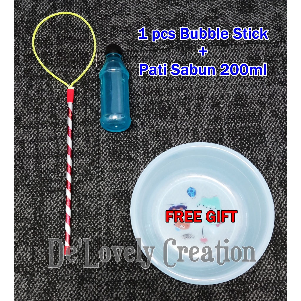 Set Bubble Permainan Air Siap Pati Sabun 200ml Bubble Stick Pelbagai ...