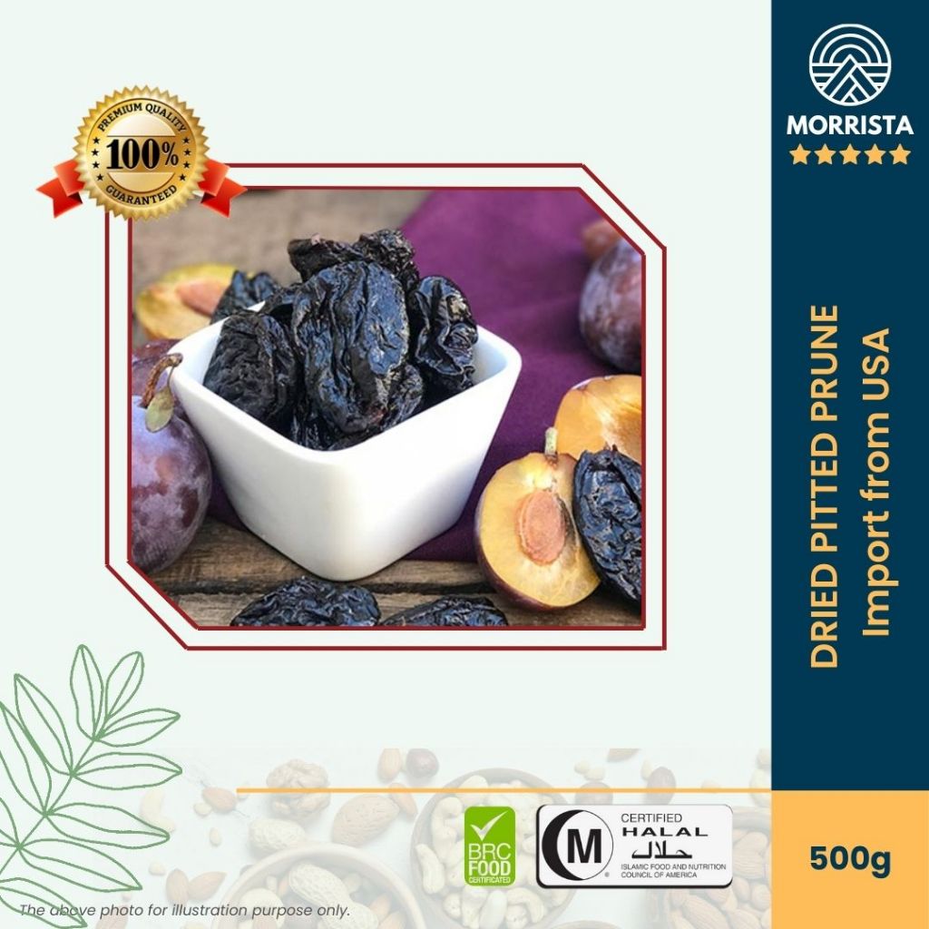 [USA Pitted Prune] 500g Dried Pitted Prune 美国无核西梅干 Halal Certified ...