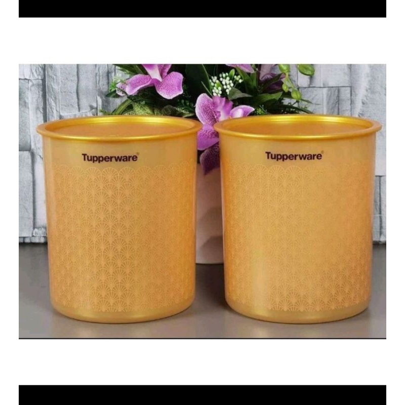 Tupperware One Touch Gold Canister 4.3L | Shopee Malaysia