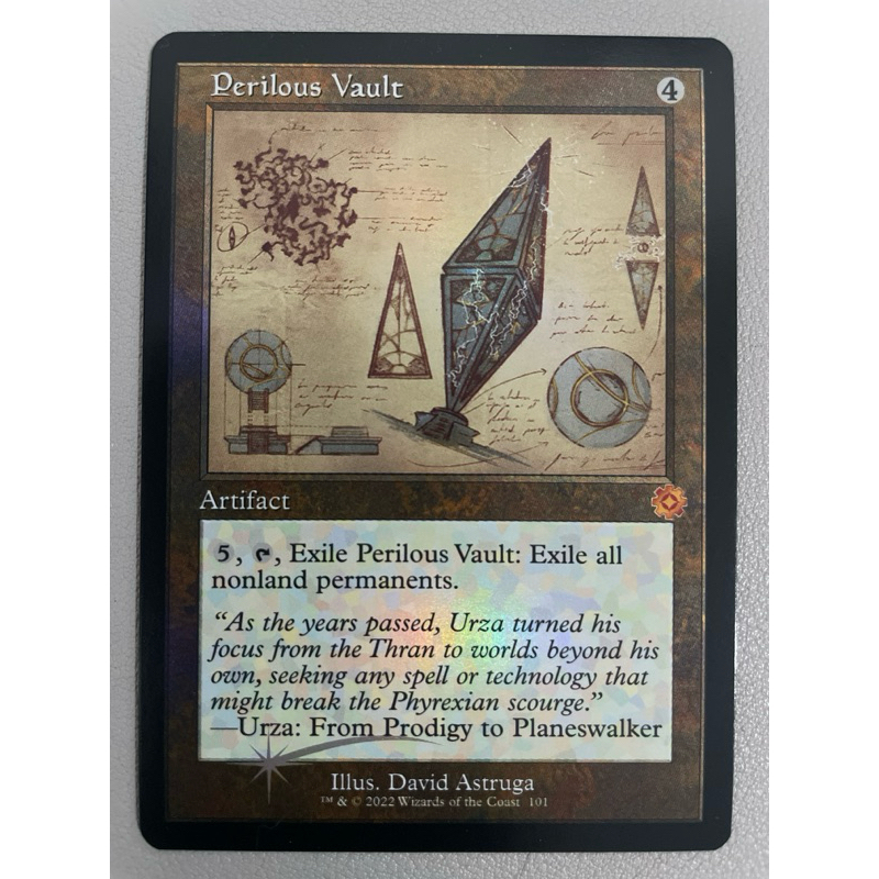 MTG:The Brother’s War (BRO) 101 M - Perilous Vault (Schematic Art ...