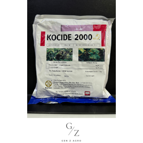 (1kg) Kenso Fungicide Kocide 2000 (Copper Hydroxide 53.8%) / Racun ...