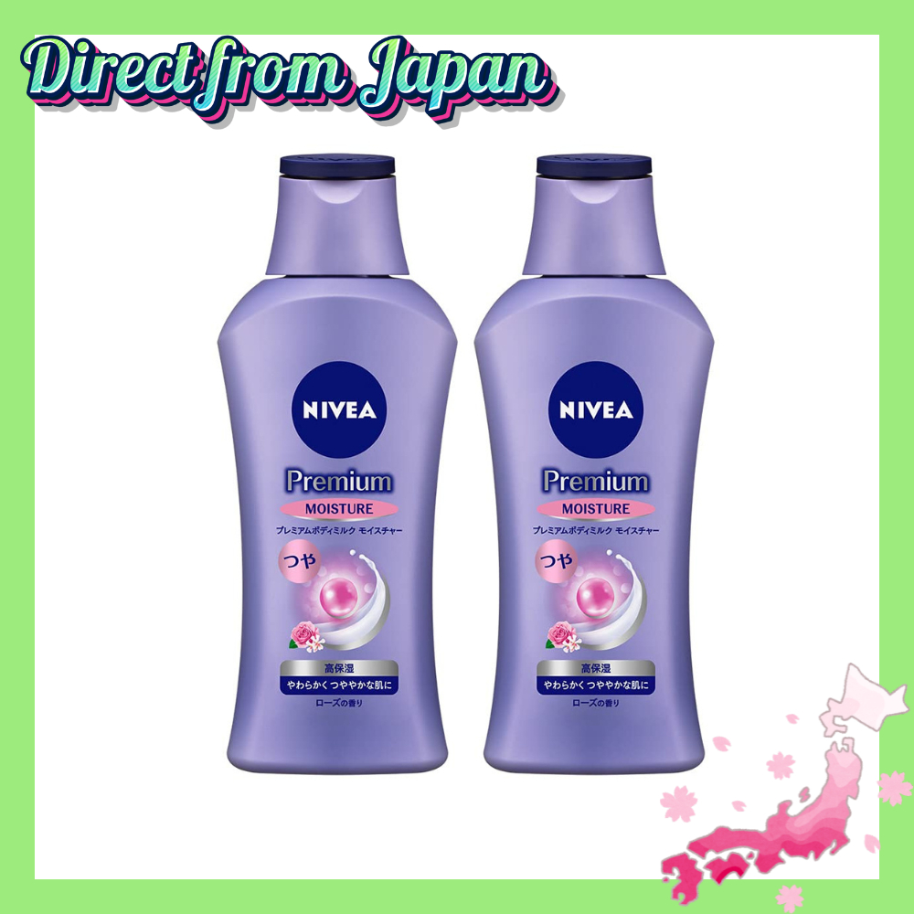 NIVEA Premium Body Milk Moisture 2-pack set (200g x 2) For soft and smooth skin Body emulsion ...