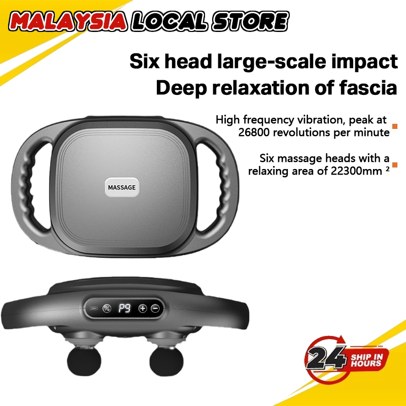 SANTINO Six-Head Massage Gun Fascia Gun Nine gear modes twenty ...