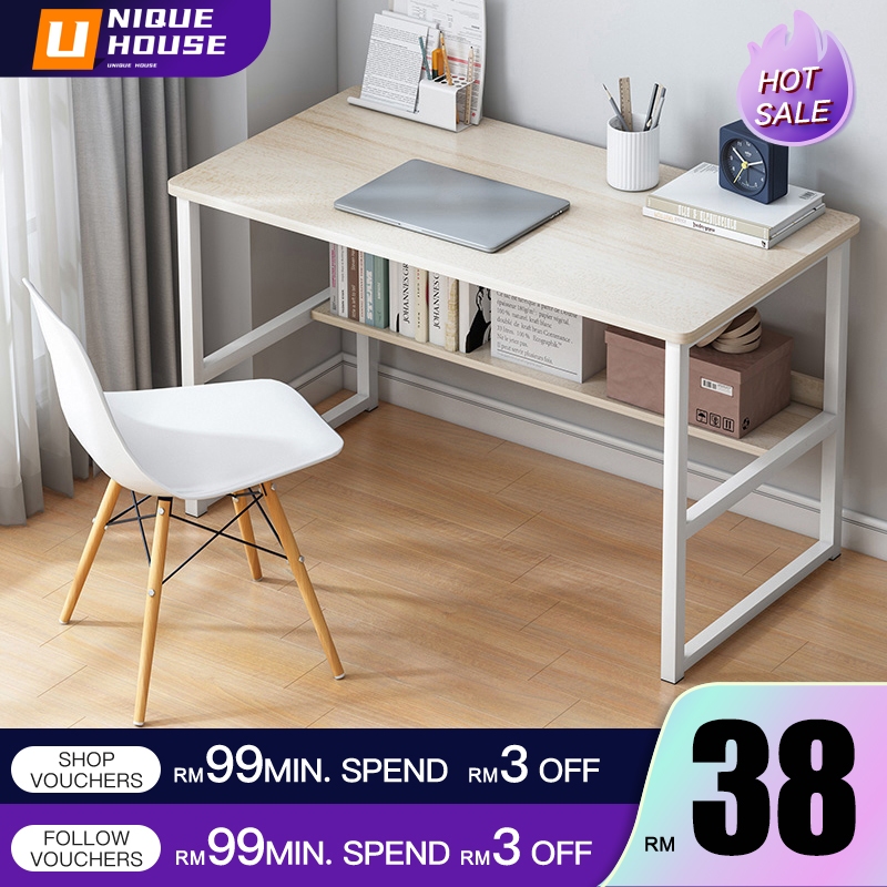 Meja Study Student Study Desk Simple Modern Writing Desk Meja Belajar ...