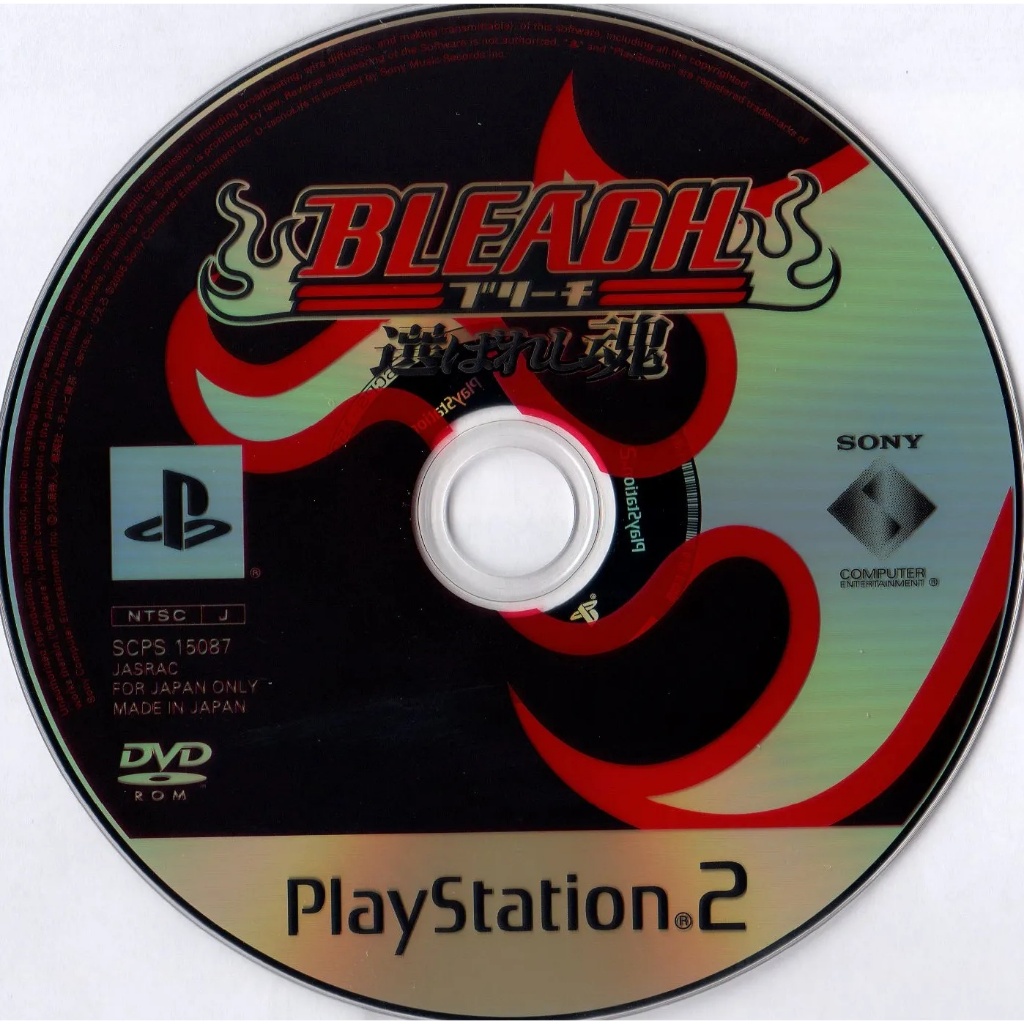 PS2 Bleach Erabareshi Tamashi (JEPUN) DVD GAME | Shopee Malaysia