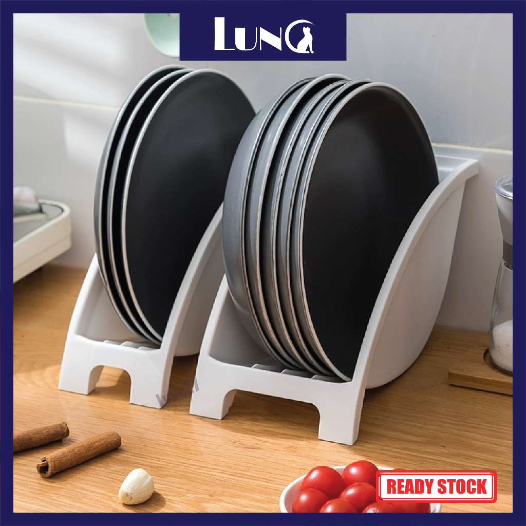 Kitchen Dish Bowl Organizer Storage For Cabinet Plates & Dish ...