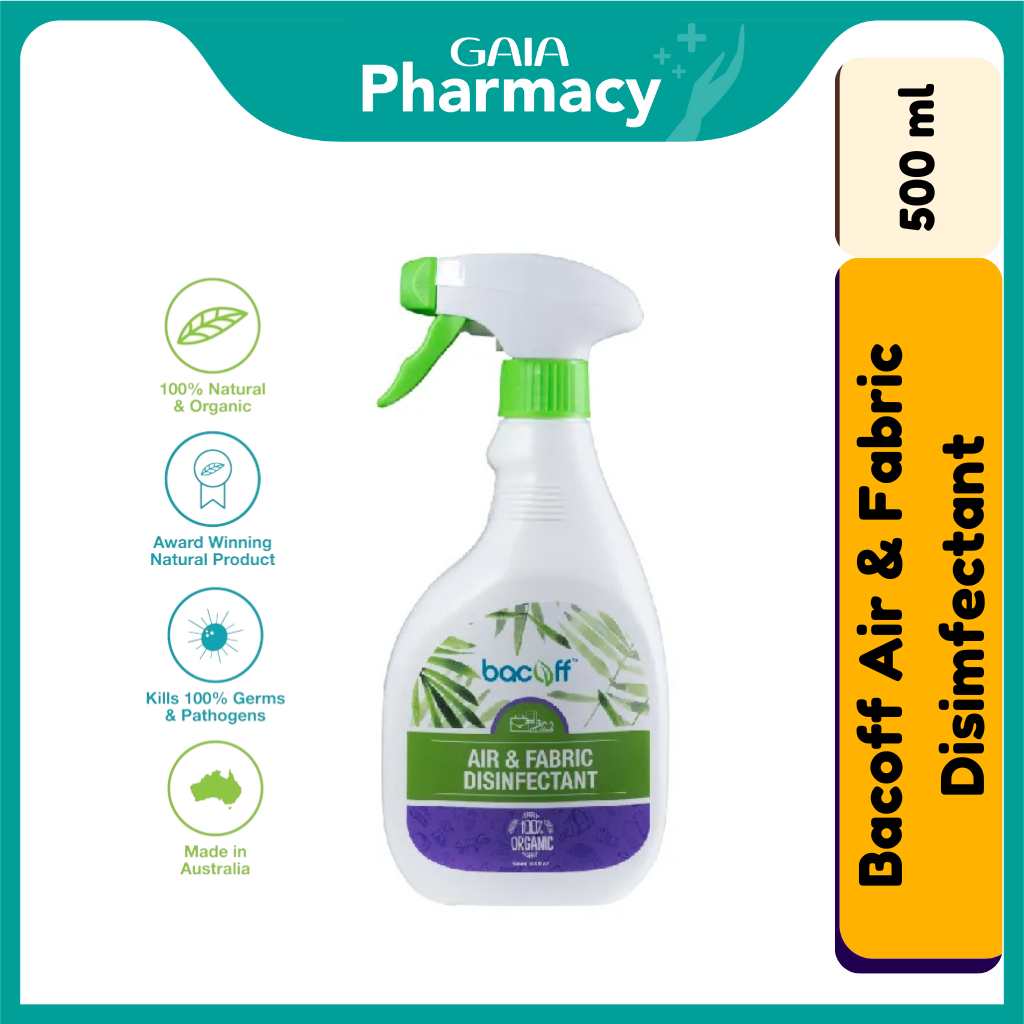 Bacoff Organic Air & Fabric Disinfectant Anti Bacterial 500ml | Shopee ...