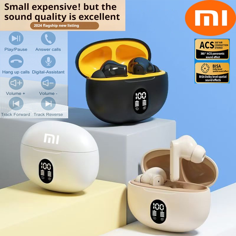 TWS wireless earphone HiFi Bluetooth True xiaomi tune stereo earbuds ...