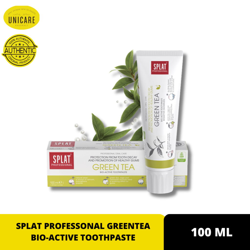 SPLAT PROFESSONAL GREENTEA BIO-ACTIVE TOOTHPASTE 100ML | Shopee Malaysia