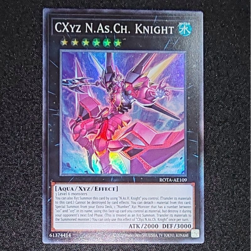 YUGIOH Rota-AE109 CXyz N.As.Ch. Knight[SR] | Shopee Malaysia