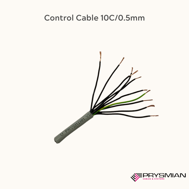 PRYSMIAN CONTROL CABLES YSLY 10C/0.5mm² 300/500V Grey PVC Sheath ( 10MTR PER PACK ) | Shopee ...