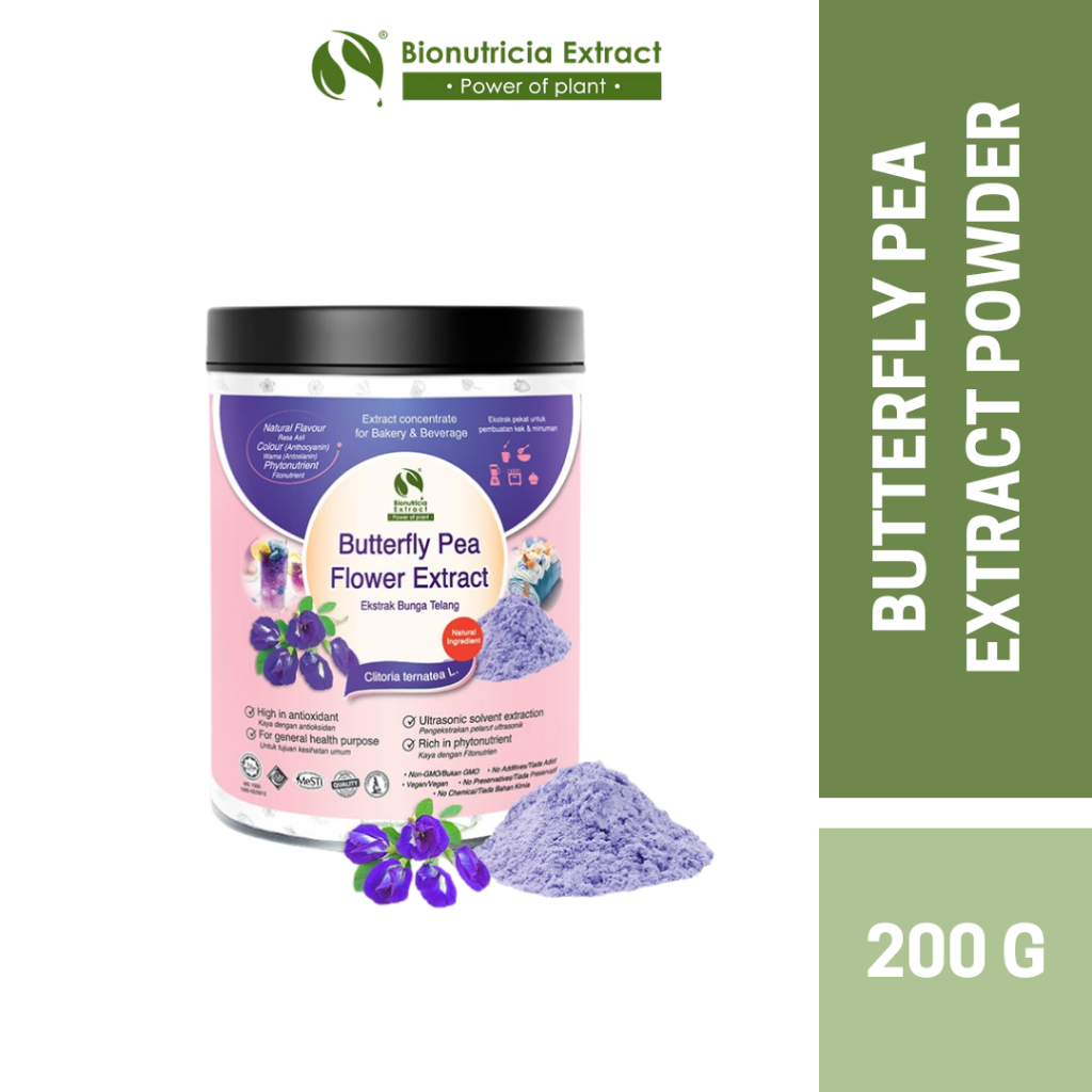 Bionutricia Butterfly Pea Flower Powder | Bunga Telang | Beverage ...