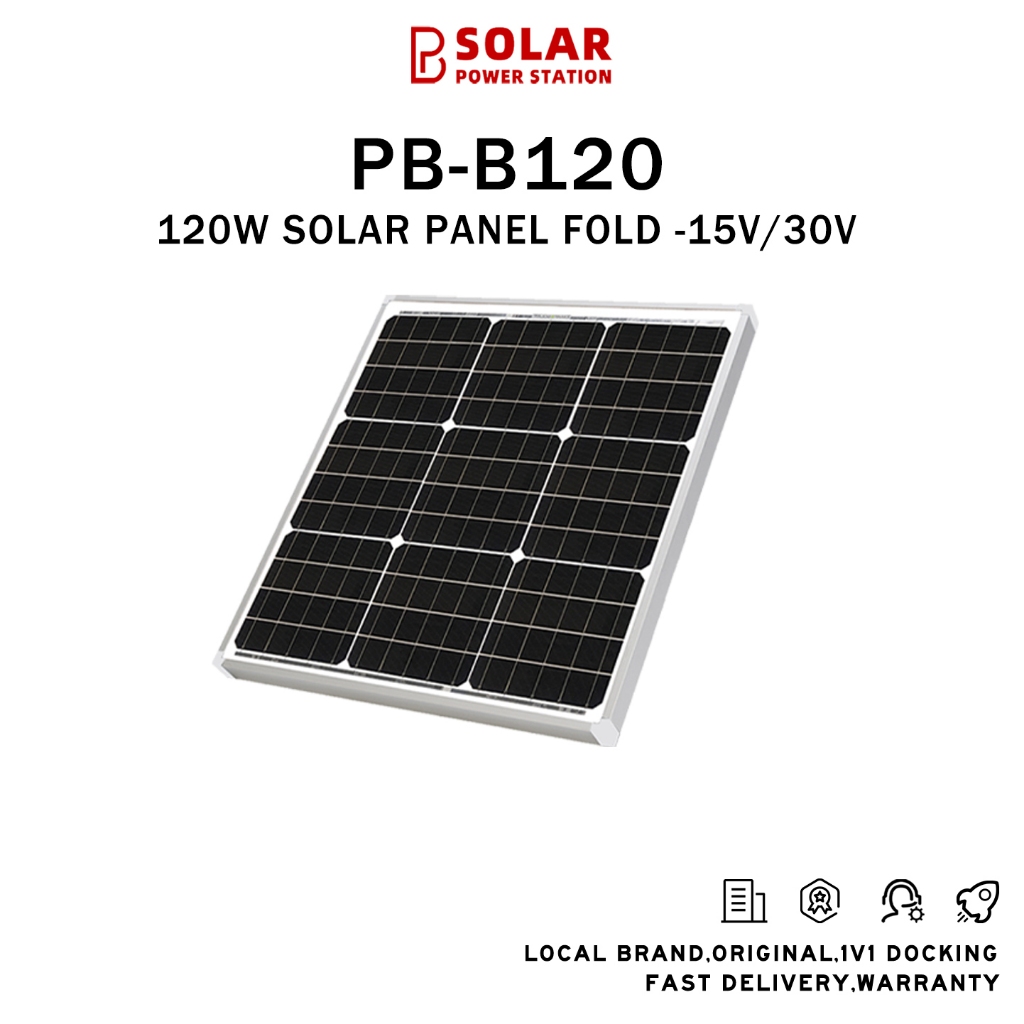 PB Solar Panel Fold Fast Charging Portable Waterproof Power Station ...