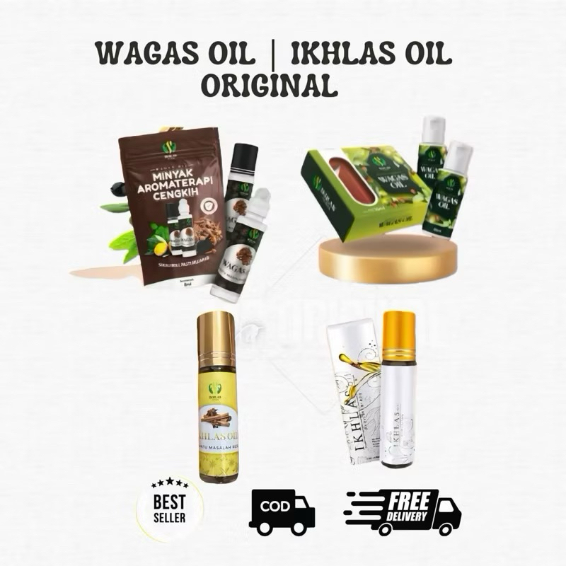 WAGAS OIL IKHLAS OIL MINYAK CENGKIH MINYAK WAGAS IKHLAS HERBS | Shopee ...