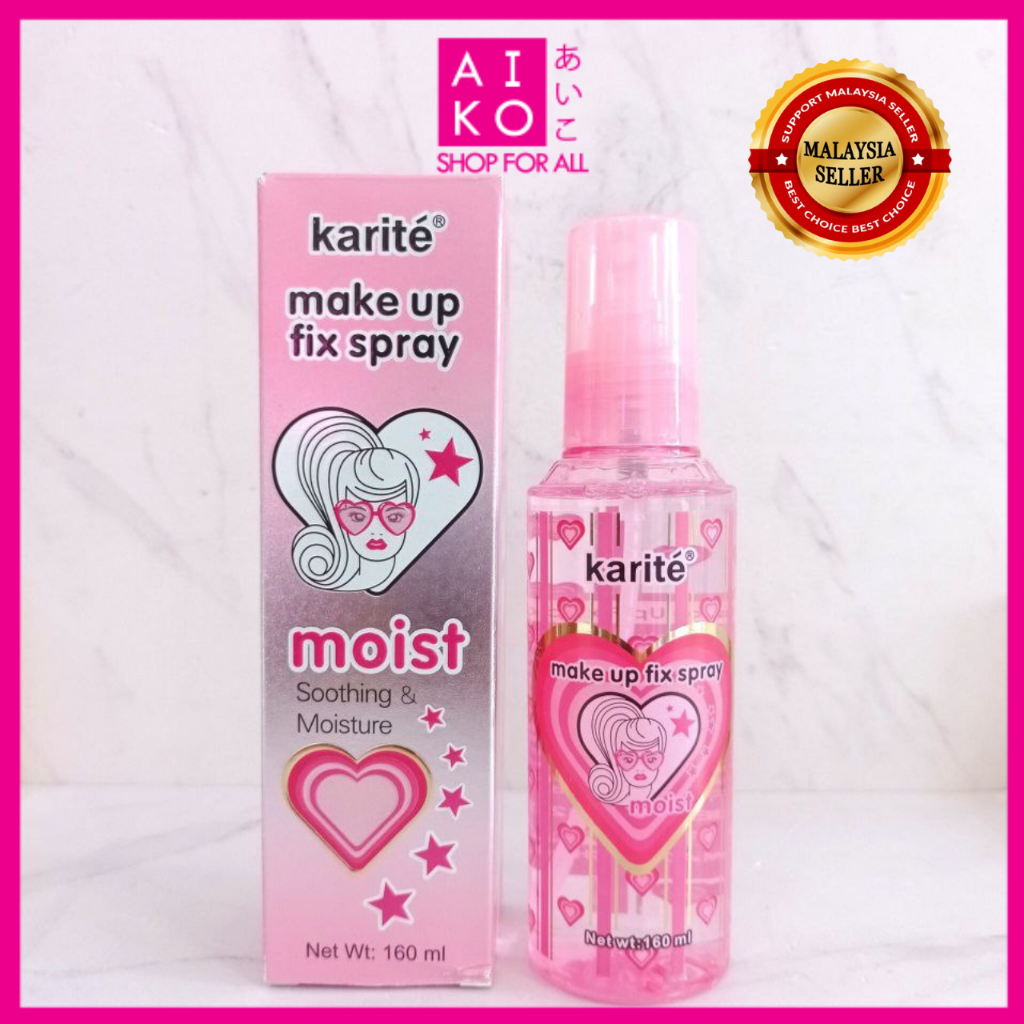 (AIKO)KARITE SOOTHING MOISTURE MAKEUP FIXING SPRAY 160ML | Shopee Malaysia