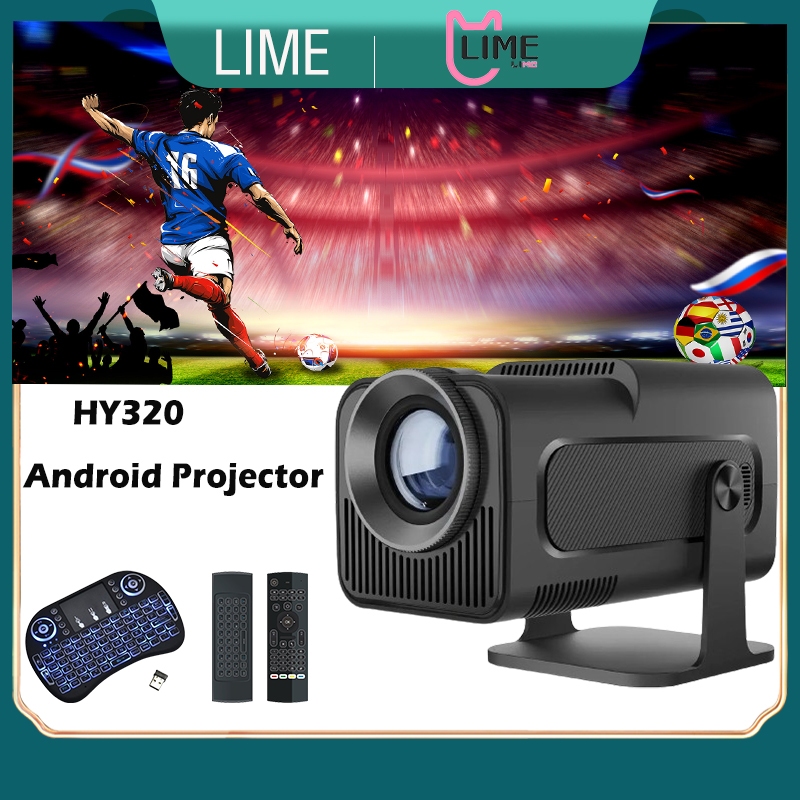 HY320 Projector 4K Android 11 Native 10000 Lumens Dual Wifi6 BT5.0 1920 ...
