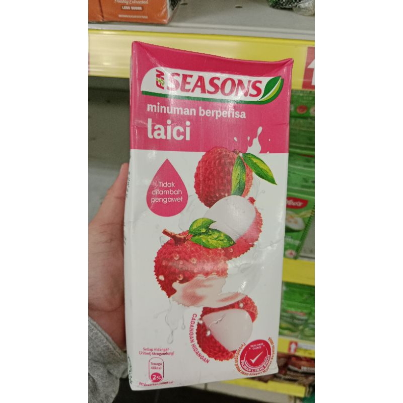Minuman Berperisa Laici Seasons 1L Air Kotak | Shopee Malaysia